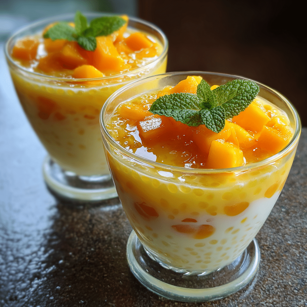 Mango Sago Recipe – The Best 2025 Creamy Tropical Dessert You Must Try - Desire Meals