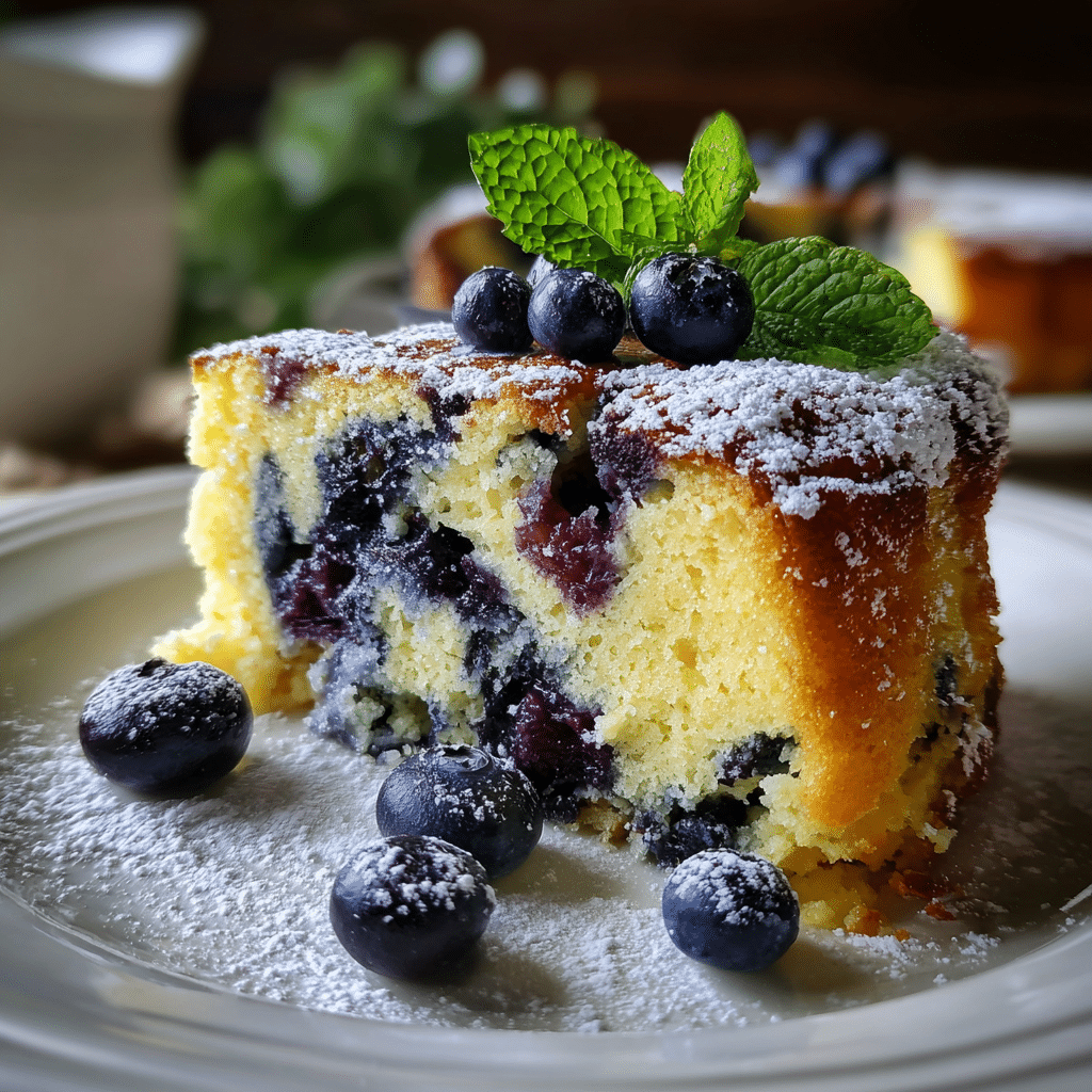 Sugar Free Lemon Blueberry Pudding Cake from Scratch – The Best Guilt ...