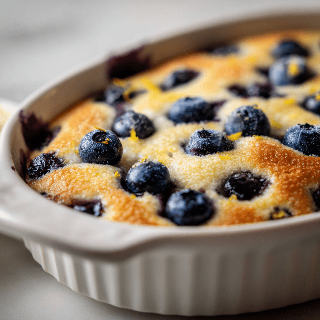 Sugar Free Lemon Blueberry Pudding Cake from Scratch – The Best Guilt ...